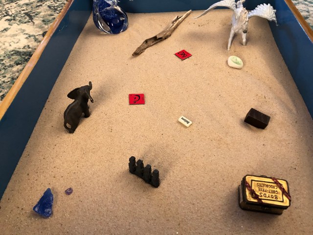 Working with Trauma through Sand Therapy – Moms for Mental Health